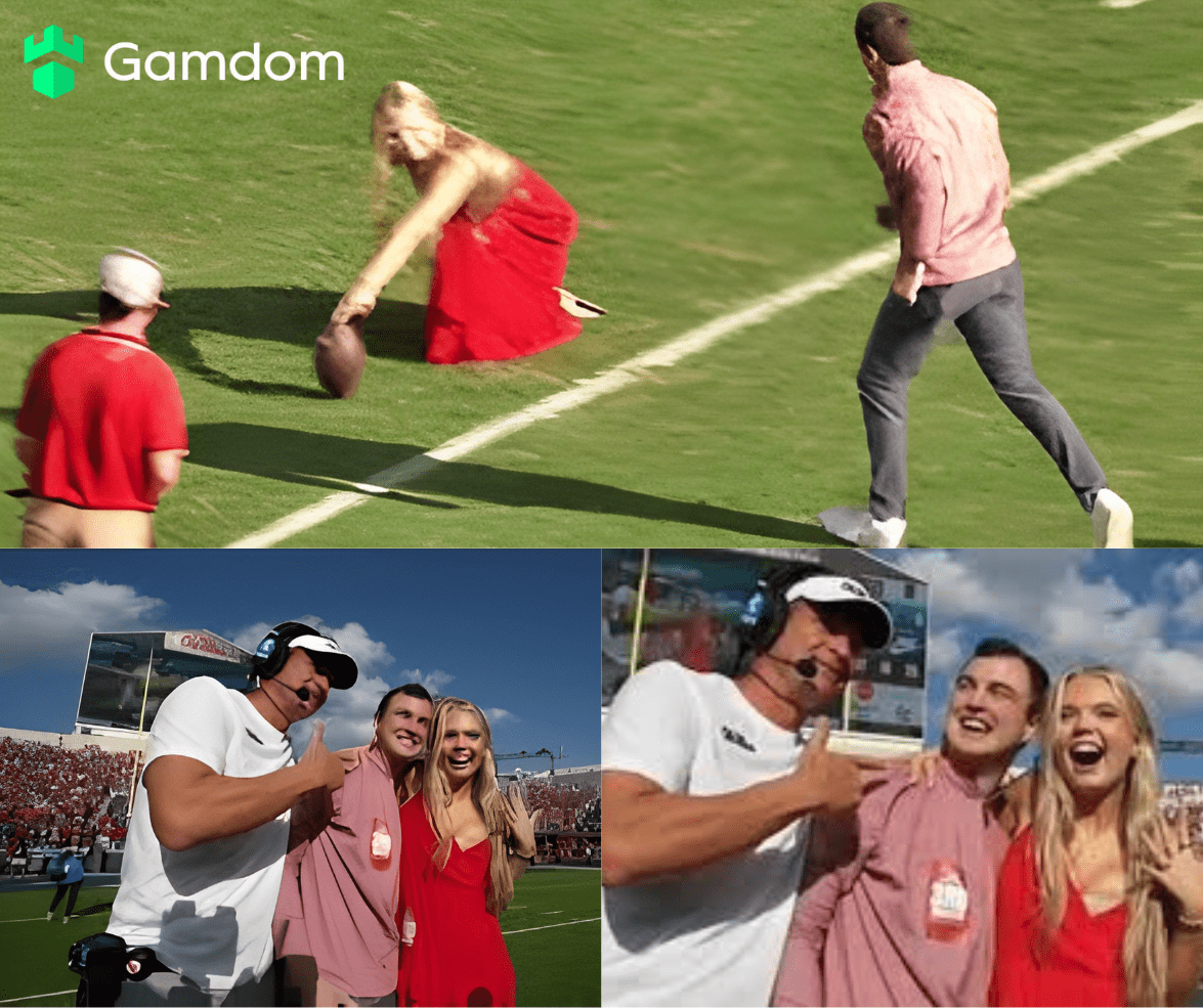 Lane Kiffin Steals The Show During Halftime Marriage Proposal Fans Can ...