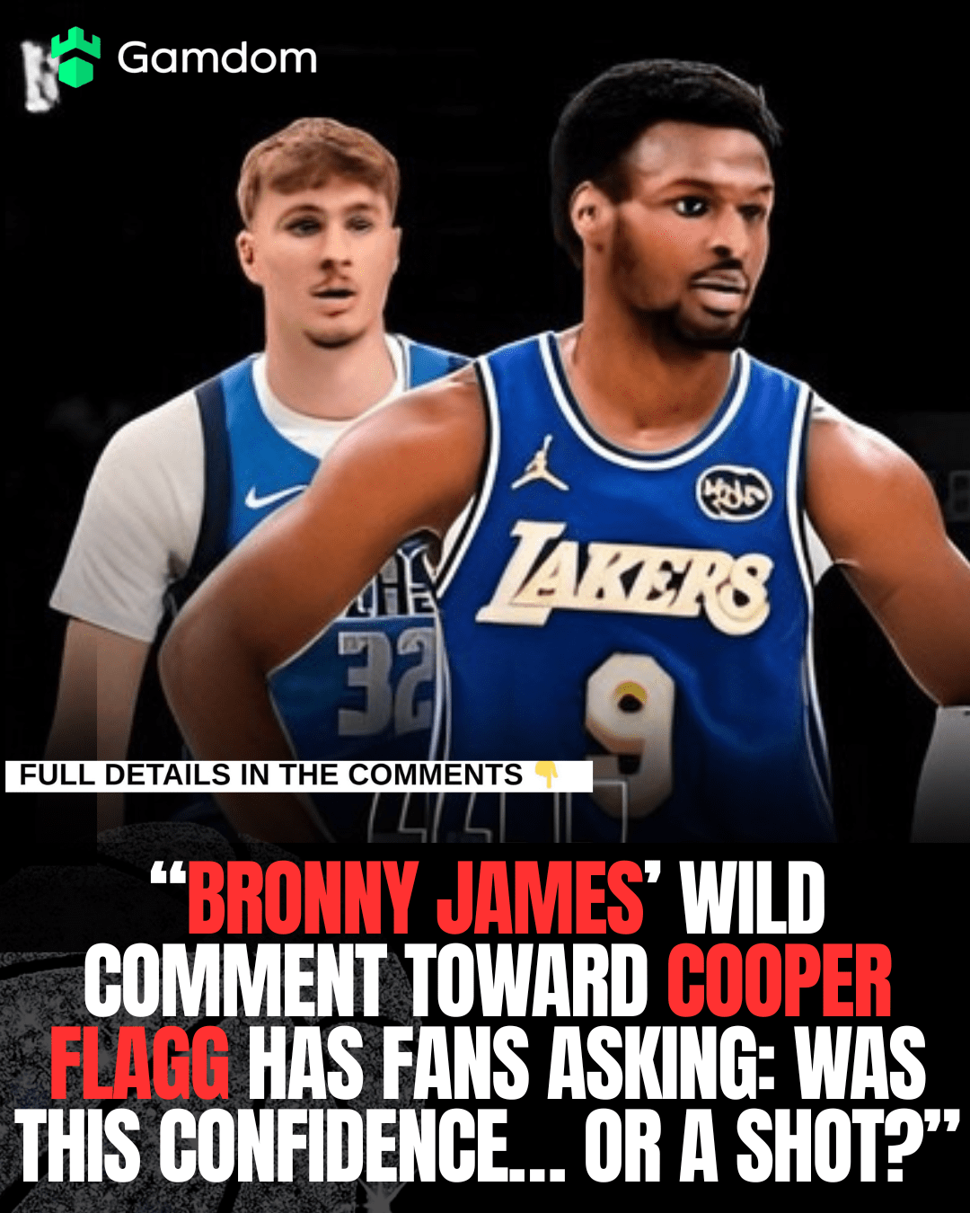 “Bronny Said What?! The One Line About Cooper Flagg That Instantly Went ...